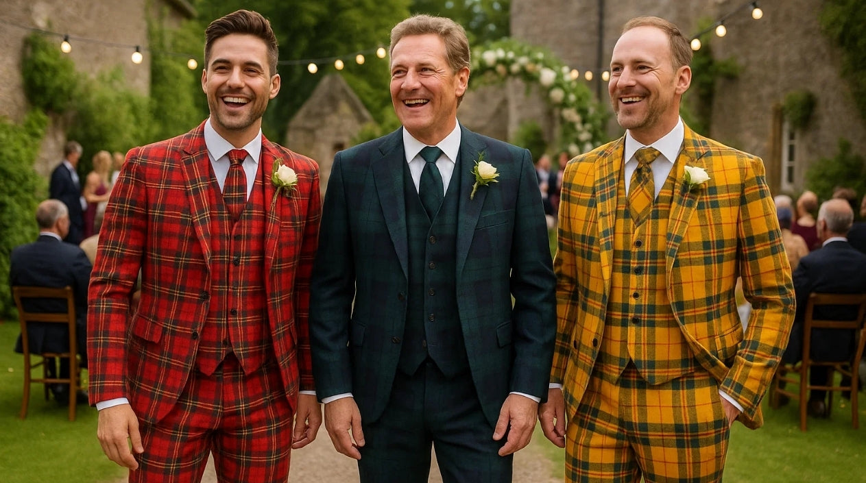 Men's Tartan Plaid Suits – Scottish Kilt