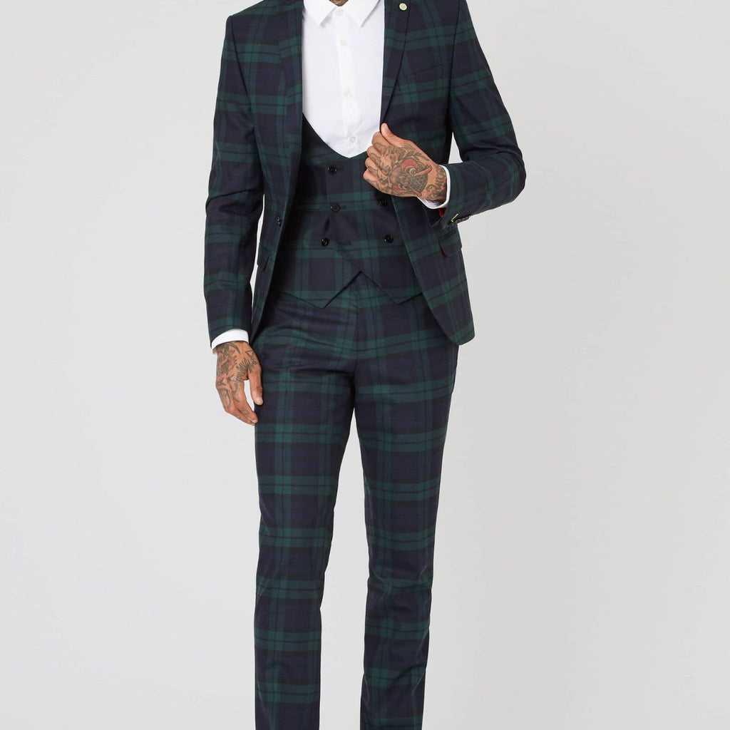 Skinny Fit Tartan Suit – Scottish Kilt
