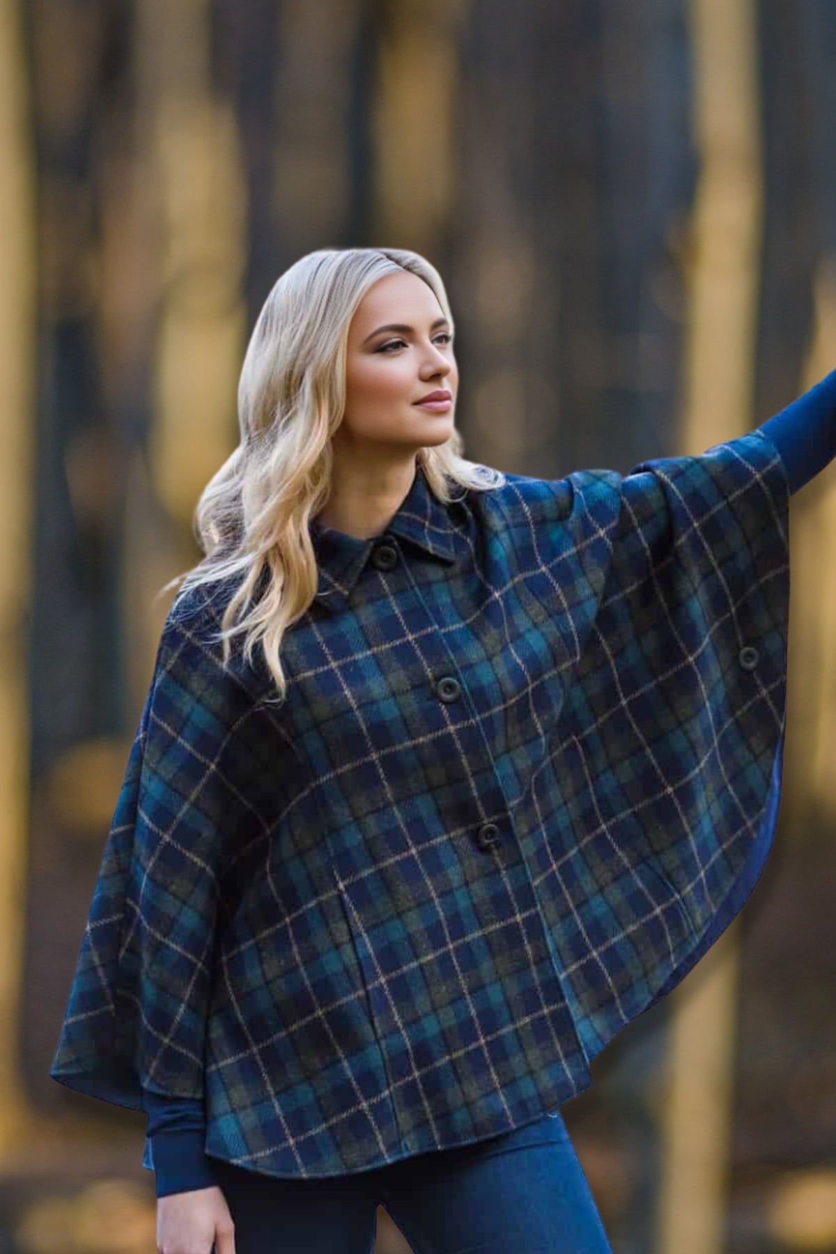 Women's Tartan Cape | Scottish Kilt