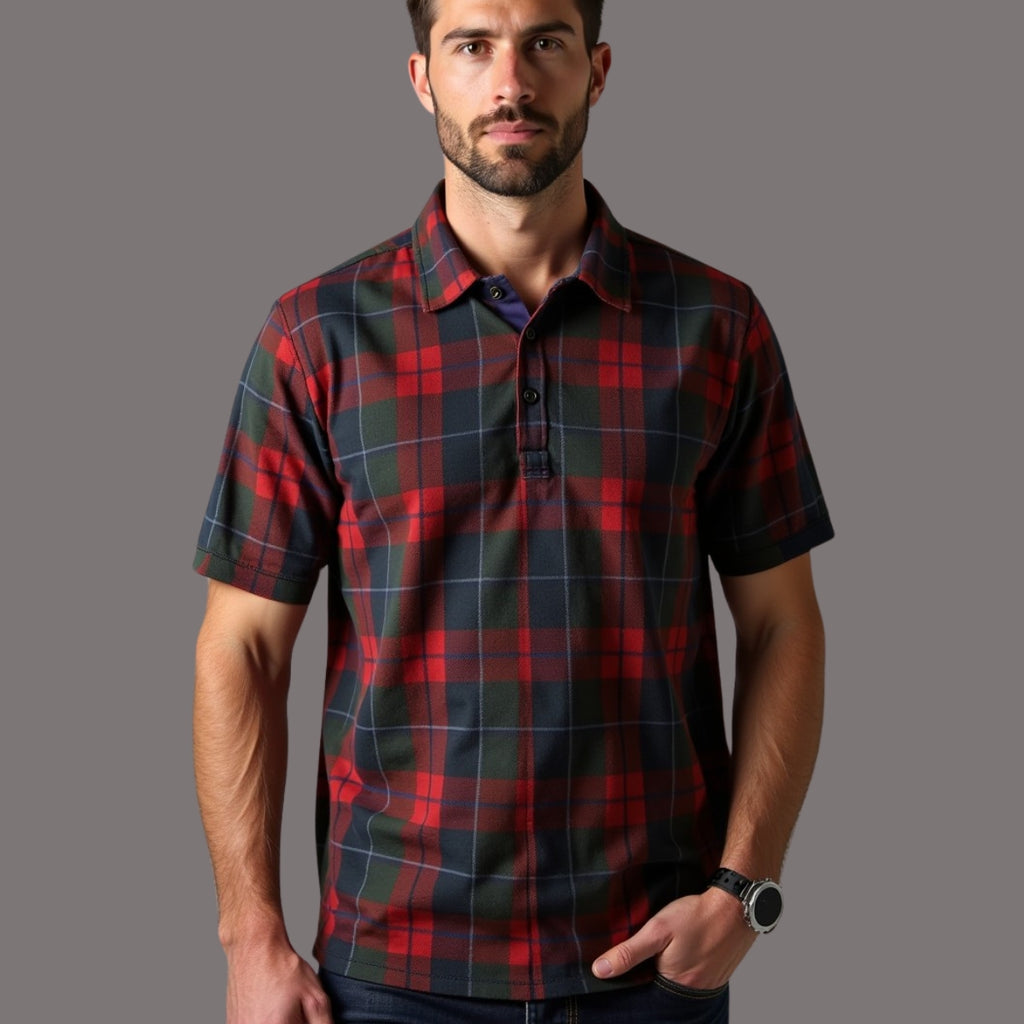 Plaid Polo Shirt – Scottish Kilt