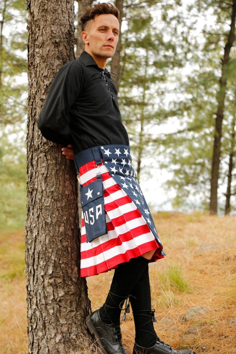 American Flag Kilt - Patriotic kilt | Scottish Kilt