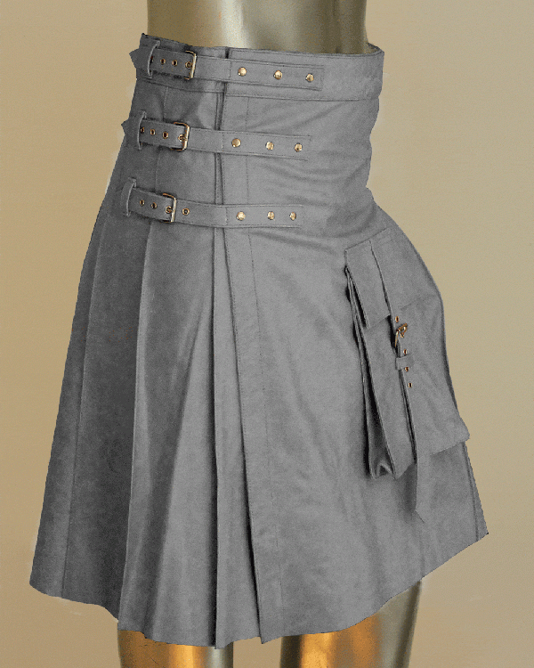 Fancy Fluttering Leather Kilt | Buy Tailor Made Leather Kilt – Scottish ...