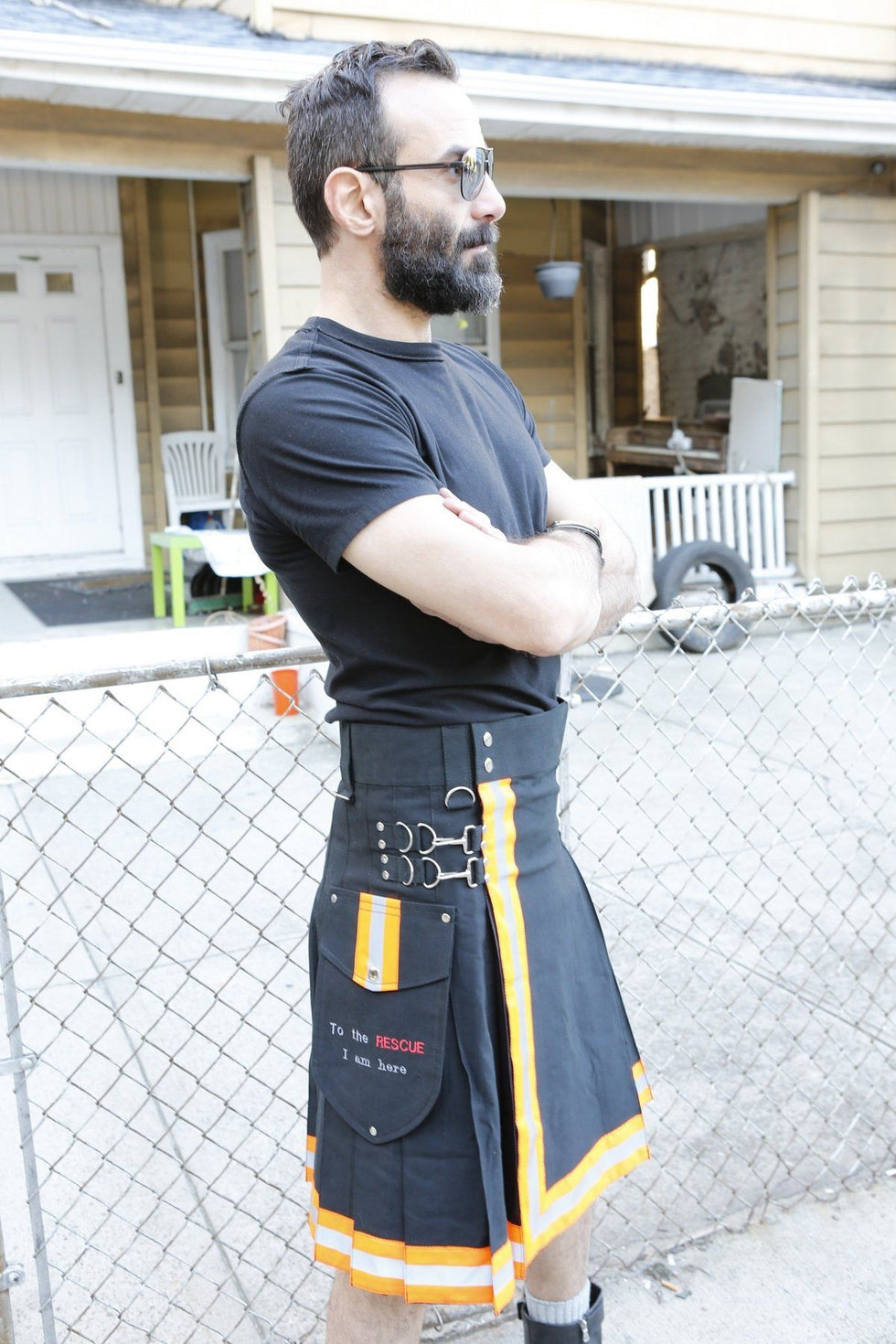 FireFighter High Visibility Utility Kilt | Scottish Kilt